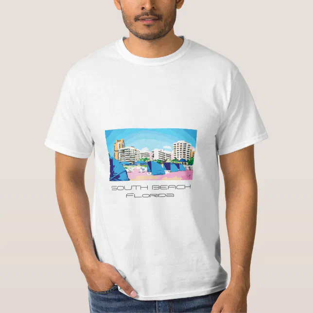 Cool SOUTH BEACH, MIAMI, FLORIDA T-shirt | Zazzle
