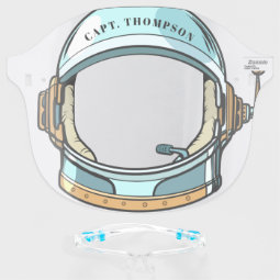 Cool Space Astronaut Helmet Face Shield | Zazzle