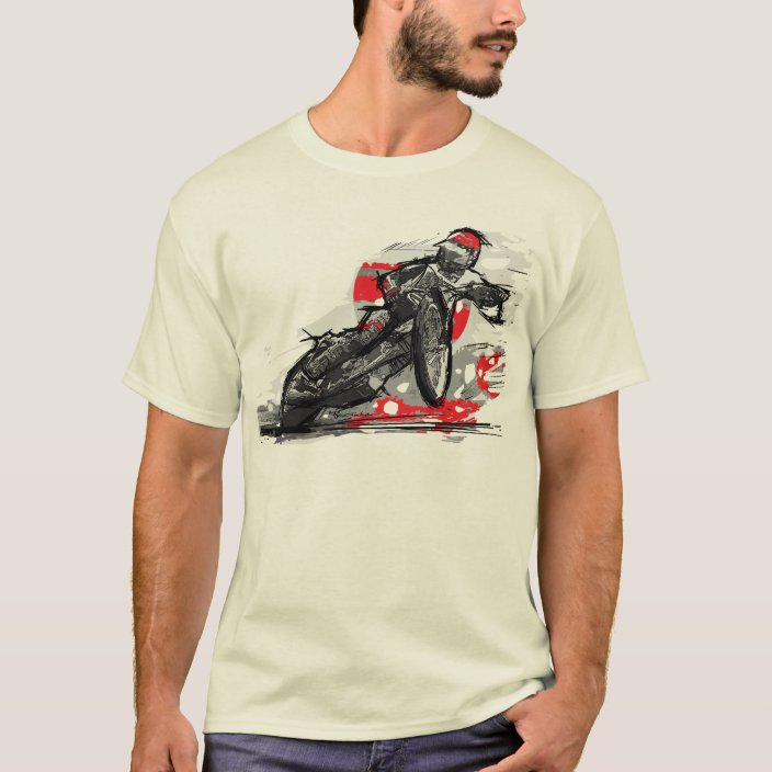 Cool Speedway Motorcycle Racer T-Shirt | Zazzle.com