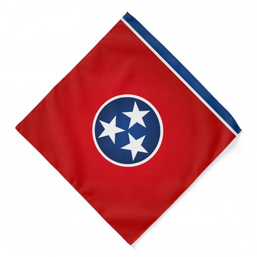Cool State Of Tennessee Flag Fashion Bandana | Zazzle