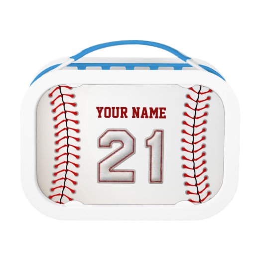 Cool Stitched Baseball Number 21 Replacement Plate | Zazzle