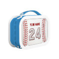 Cool Stitched Baseball Number 24 Lunch Box | Zazzle