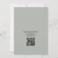 Cool Summer QR Code RSVP Beach Wedding Invitation | Zazzle