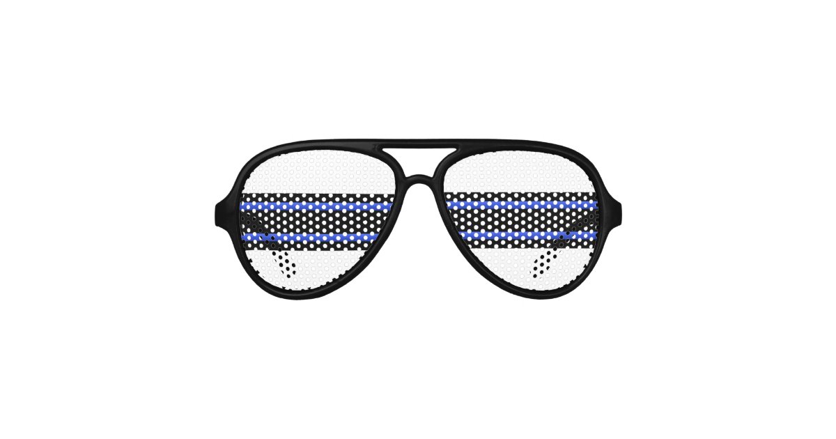 Cool Thin Blue Line Shades | Zazzle