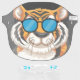 Cool Tiger Face With Sunglasses Face Shield | Zazzle