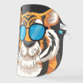 Cool Tiger Face With Sunglasses Face Shield | Zazzle