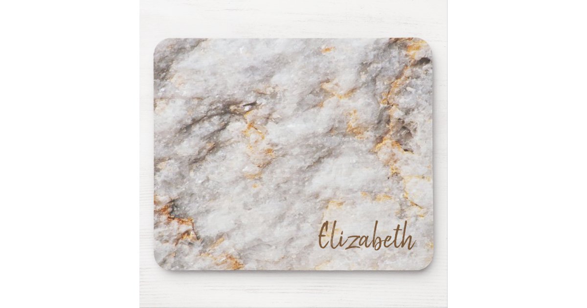 Cool Trendy, Marble Granite Stone Mouse Pad | Zazzle