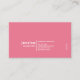 Cool Trendy Modern Cherry Red & Bubblegum Pink Business Card | Zazzle