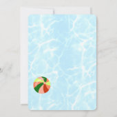Cool Tropical Summer Pool Party Quinceañera Invita Invitation | Zazzle