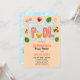 Cool Tropical Summer Pool Party Quinceañera Invita Invitation | Zazzle