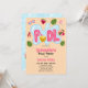Cool Tropical Summer Pool Party Quinceañera Invitation | Zazzle