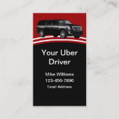 Cool Uber Driver Unique Automotive Business Card | Zazzle