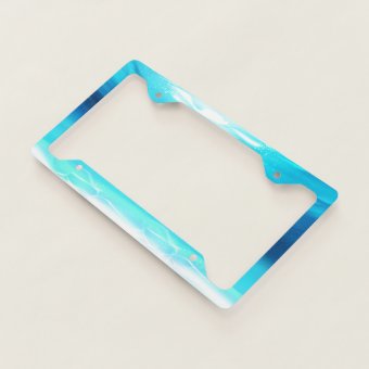 Cool Underwater Background License Plate Frame | Zazzle
