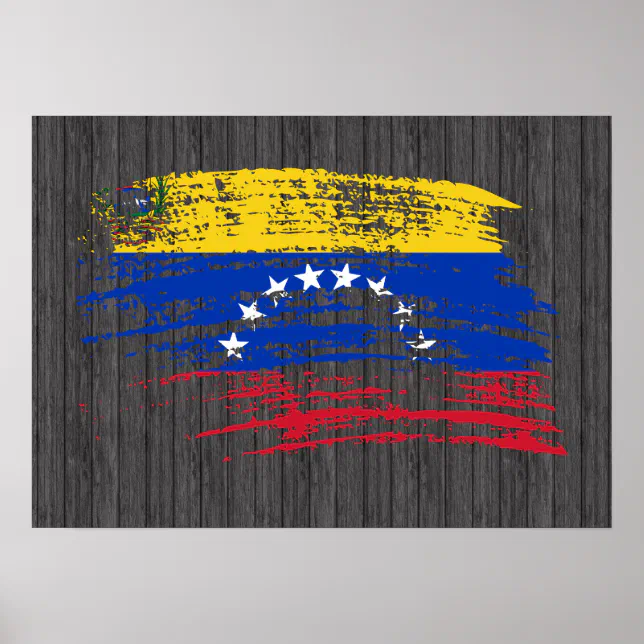 Cool Venezuelan flag design Poster | Zazzle