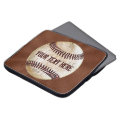 Cool Vintage Baseball Laptop Case with YOUR TEXT | Zazzle