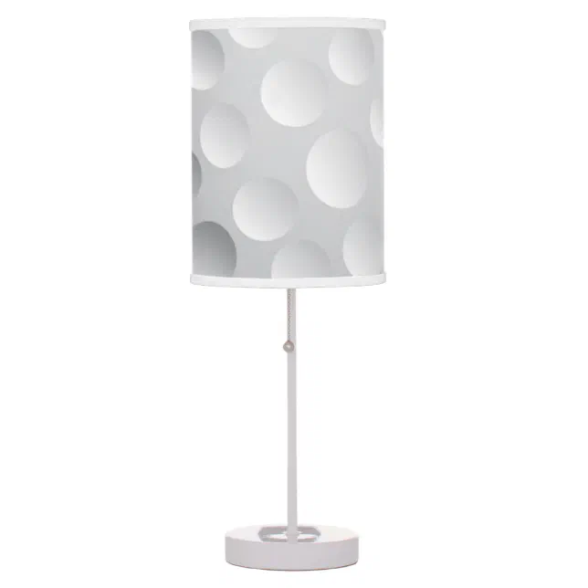 Cool White Golf Ball Texture, Golfer Table Lamp | Zazzle