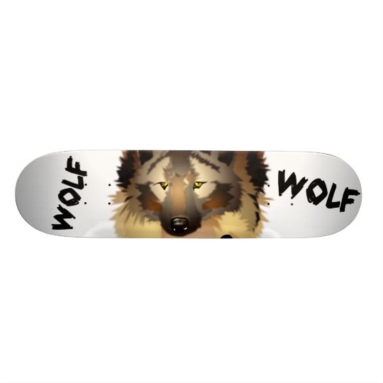 Cool Wolf Skateboard Deck | Zazzle.com