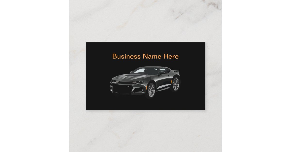 Coolest Automotive Business Cards Template | Zazzle