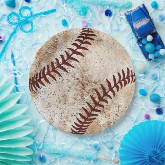 Coolest Baseball Paper Plates Baseball Party | Zazzle