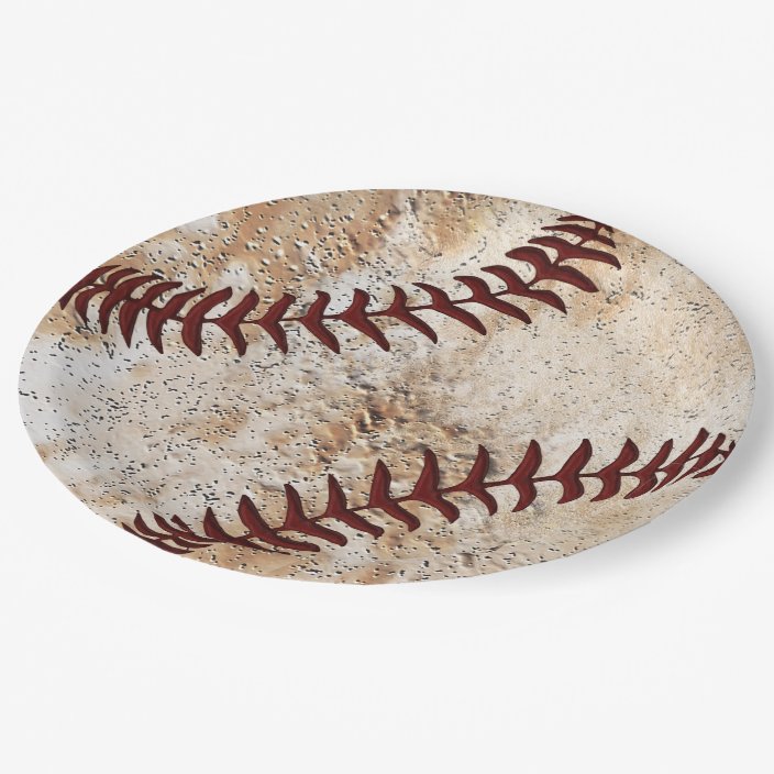 Coolest Baseball Paper Plates Baseball Party | Zazzle.com