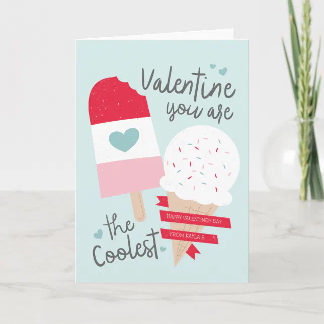 Coolest Valentine Holiday Card | Zazzle