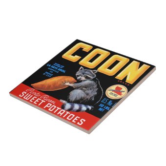 Coon Brand Sweet Potatoes Ceramic Tile | Zazzle