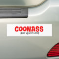 CoonAss - Any Questions Bumper Sticker | Zazzle
