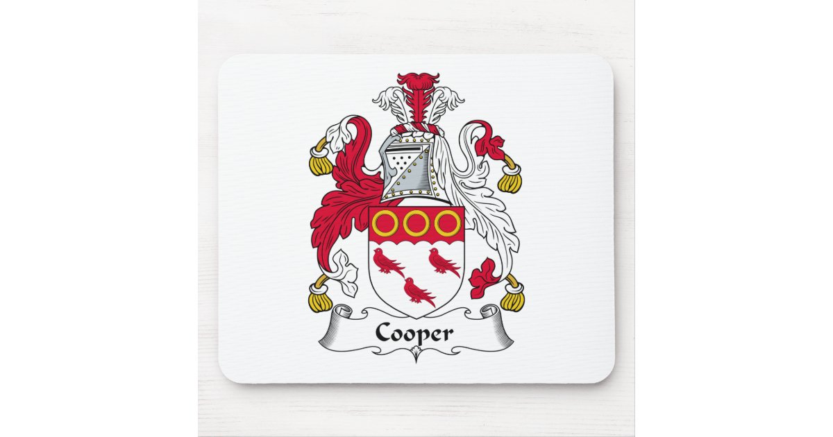 Cooper Family Crest Mouse Pad | Zazzle
