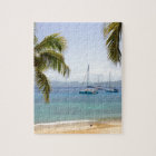 Tropical Paradise Beach Jigsaw Puzzle | Zazzle.com