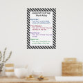 Cooperative Group Work Rules Poster | Zazzle