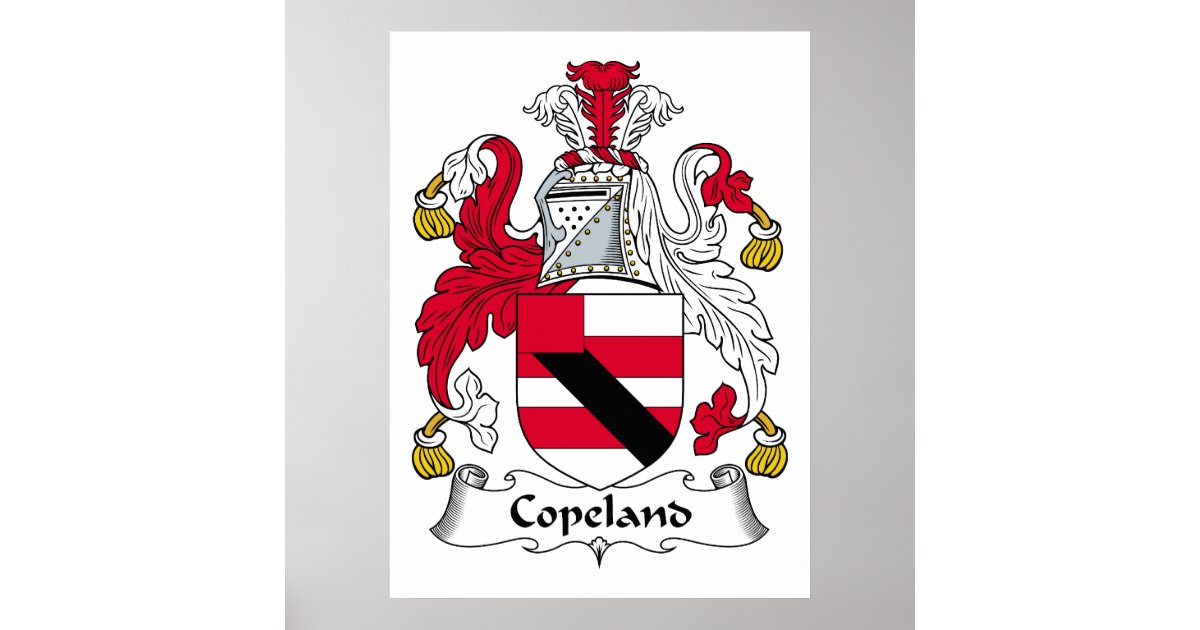 Copeland Family Crest Poster | Zazzle