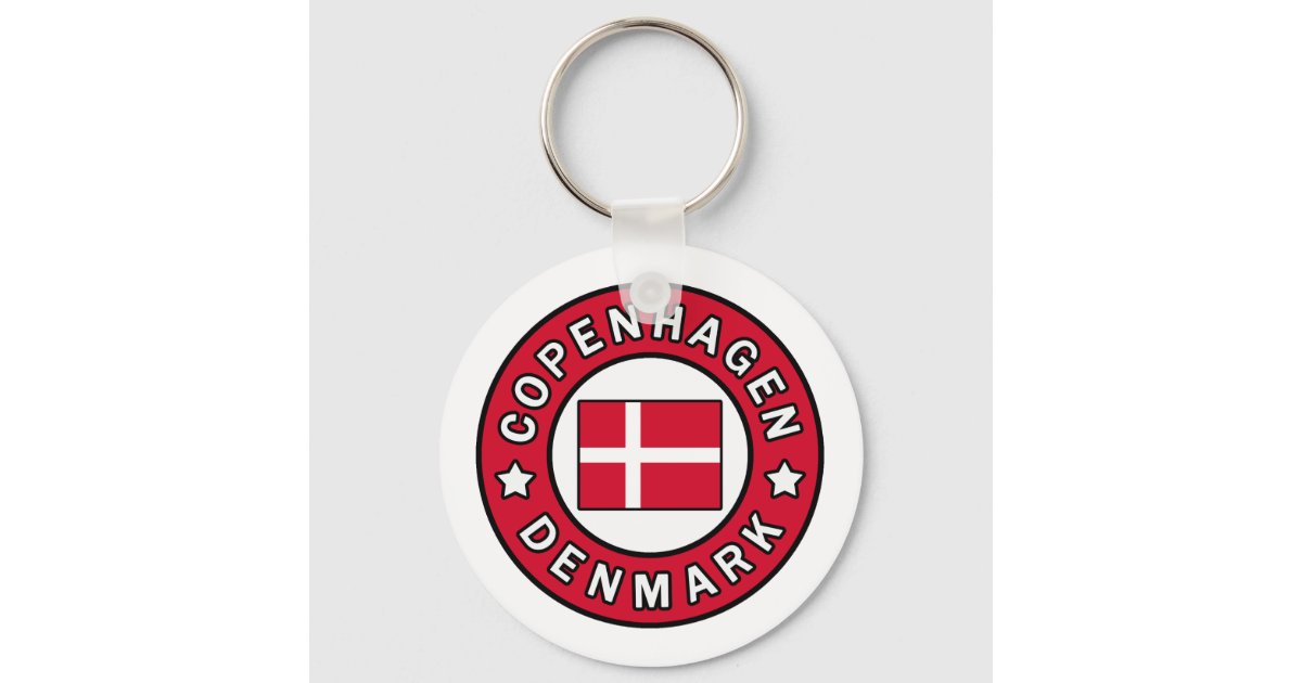 Copenhagen Denmark keychain | Zazzle