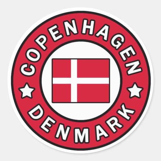 Copenhagen Denmark sticker | Zazzle.com