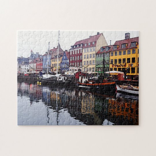 Copenhagen, Denmark Travel Photography Jigsaw Puzzle | Zazzle.com