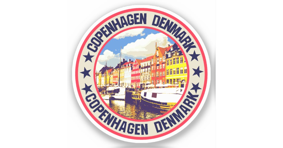 Copenhagen sticker | Zazzle
