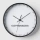 Copenhagen Time Zone Newsroom Clock | Zazzle