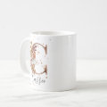 Copper Floral Letter C Monogram Coffee Mug | Zazzle
