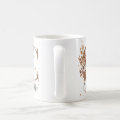 Copper Floral Letter C Monogram Coffee Mug | Zazzle