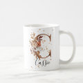 Copper Floral Letter C Monogram Coffee Mug | Zazzle