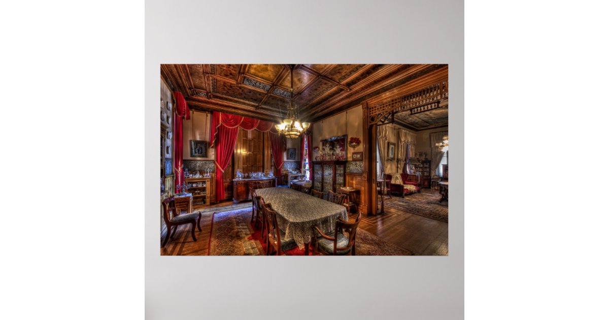 Copper King's Dining Room - Butte Montana Poster | Zazzle