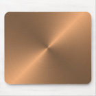 Metallic Brushed Copper Mouse Pad | Zazzle.com