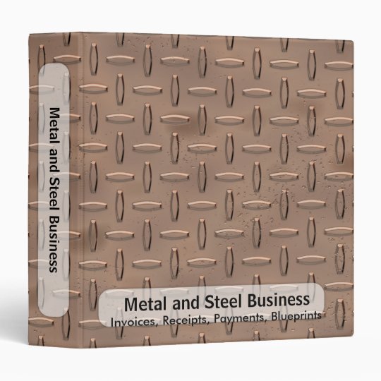 Copper Plate Business Binder | Zazzle.com
