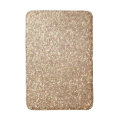 Copper Rose Gold Metallic Glitter Bathroom Mat | Zazzle