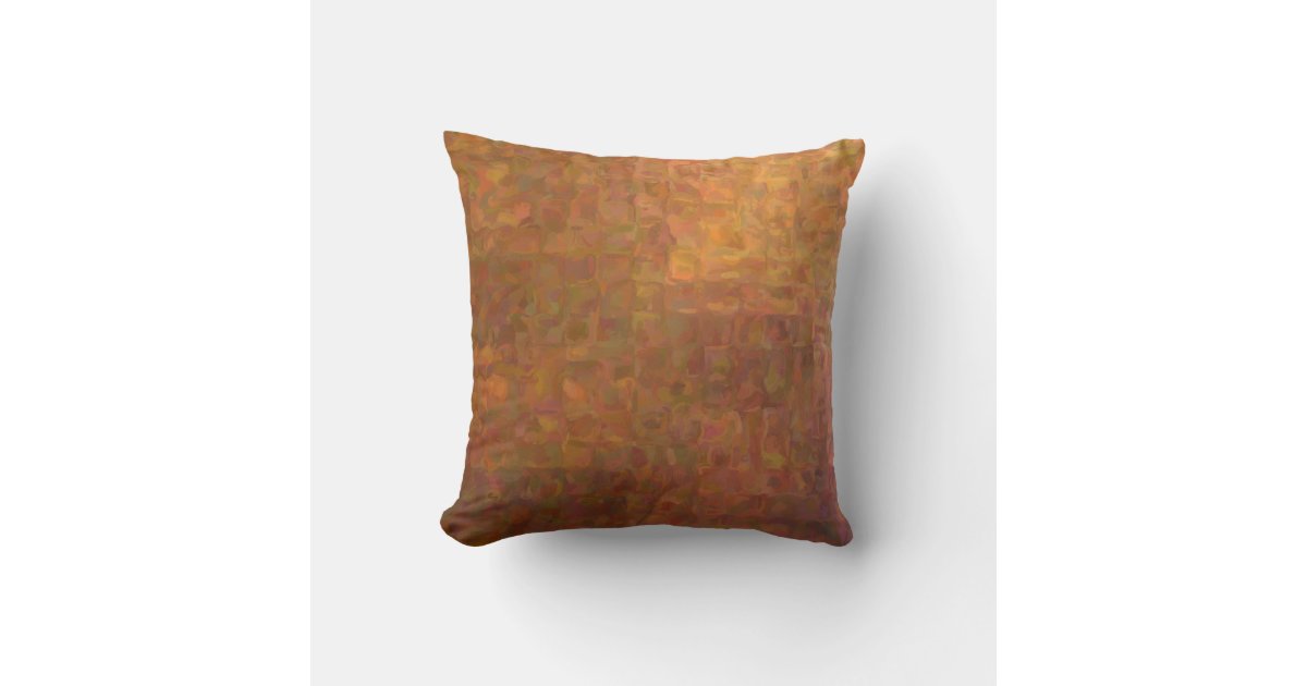 copper throw pillow | Zazzle