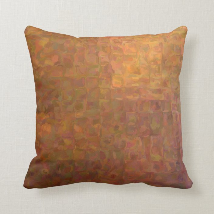 copper throw pillow | Zazzle.com