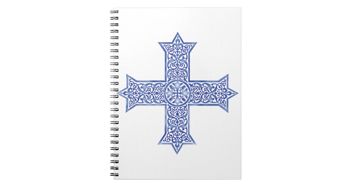 Coptic cross notebook | Zazzle