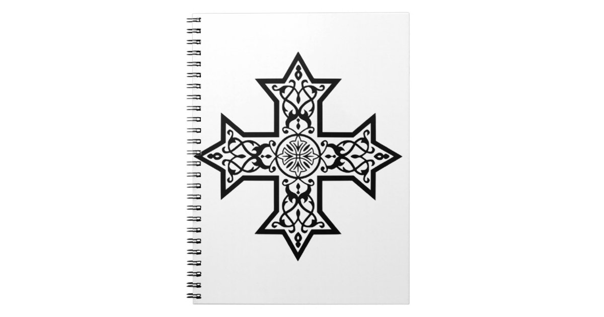 Coptic Cross Notebook | Zazzle