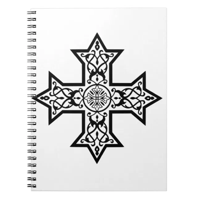 Coptic Cross Notebook | Zazzle