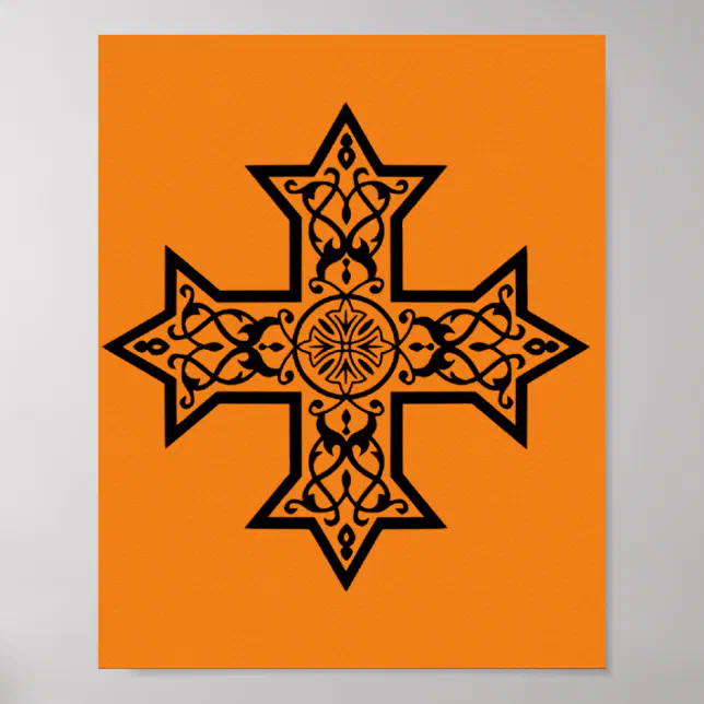Coptic Cross Poster | Zazzle