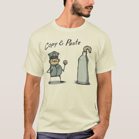 Copy and Paste Shirt | Zazzle.com